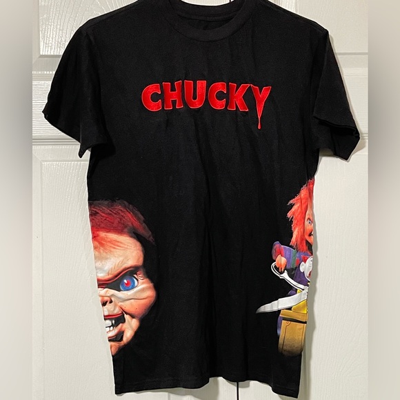 Chucky | Shirts | Vintage Chucky Childs Play All Over Print Tshirt Sz ...
